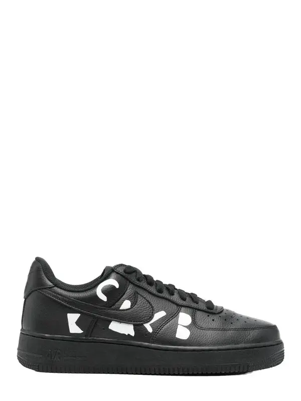 Comme Des Garçons X Nike Air Force 1 Low Retro Sneakers - Black
