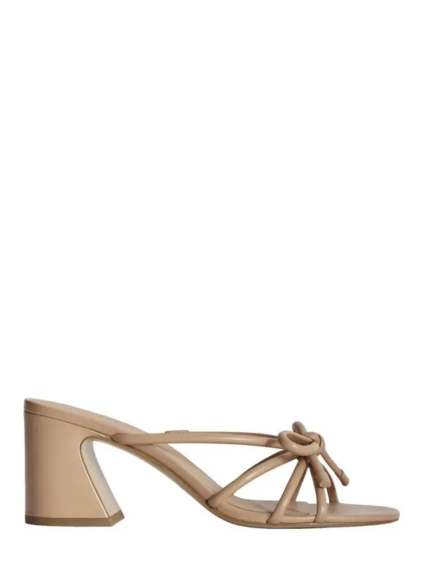 Everlane Bow Heel Sandals - Blush Tan