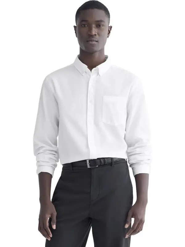 Everlane Washed Poplin Shirt - White
