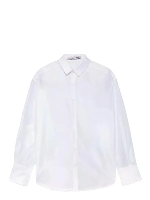 Carven Sheer Taffeta Shirt - White