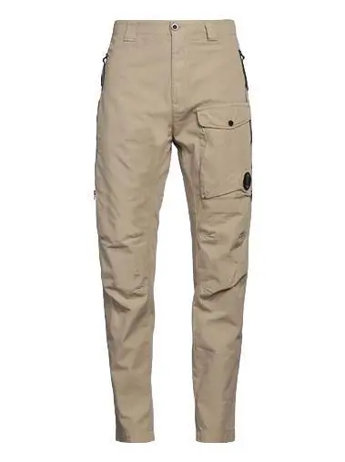 C.P. COMPANY Cotton Tapered Pants - Beige