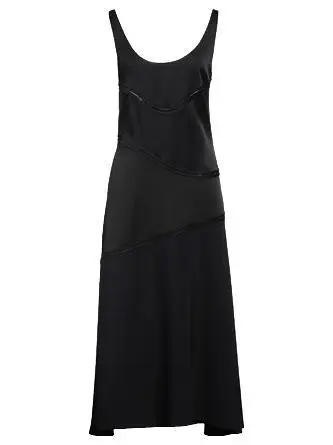 JIL SANDER Midi Flared Dress - Black