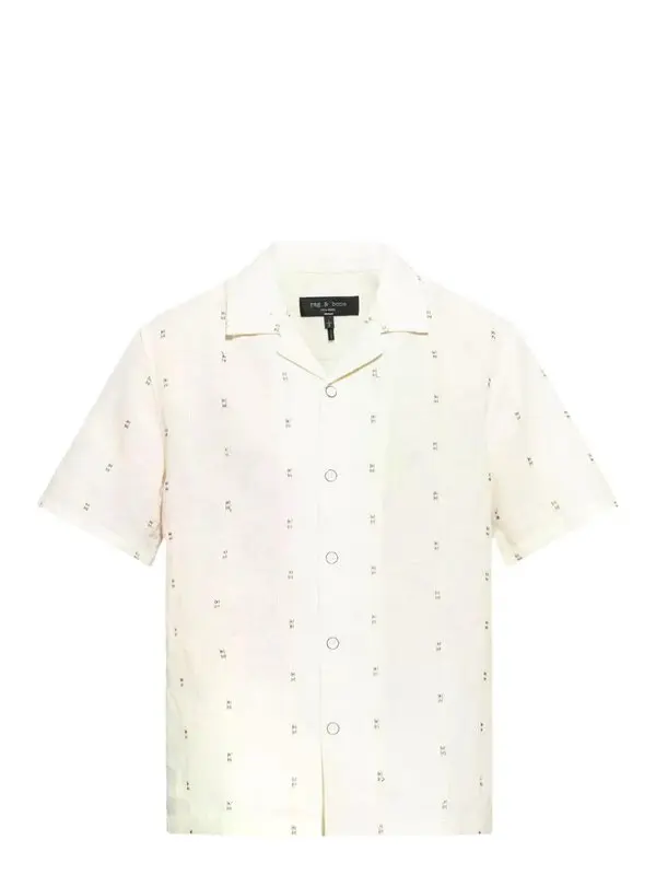 Rag & Bone Patterned Shirt - White