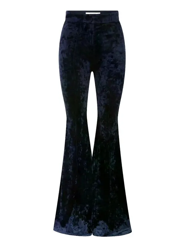 Alex Perry Velvet Trousers - Blue