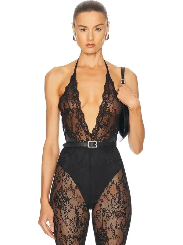 Givenchy Lace Bodysuit - Black