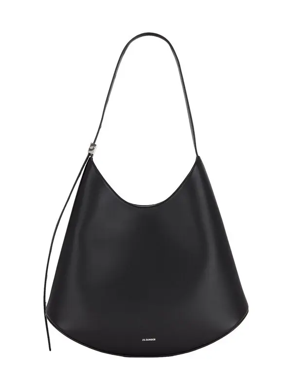 JIL SANDER Eldorado Medium Bag - Black