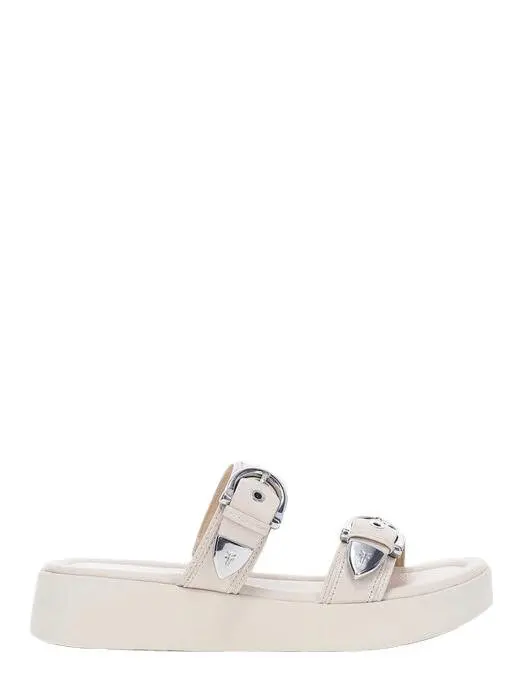THE FRYE COMPANY Maya Buckle Sandal - Red