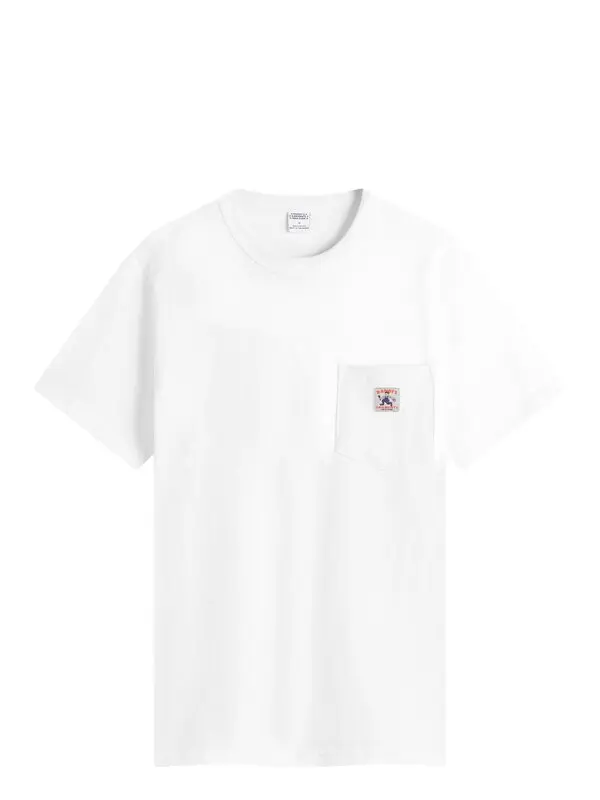 RANDY'S GARMENTS Logo Pocket T-shirt Presented By - White