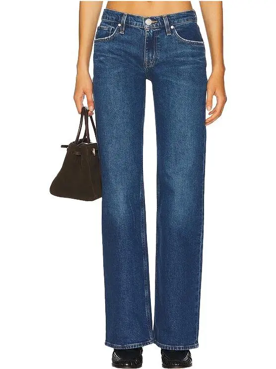 Hudson Jeans Kelli Low Rise Loose Straight Jeans - Moonwalk