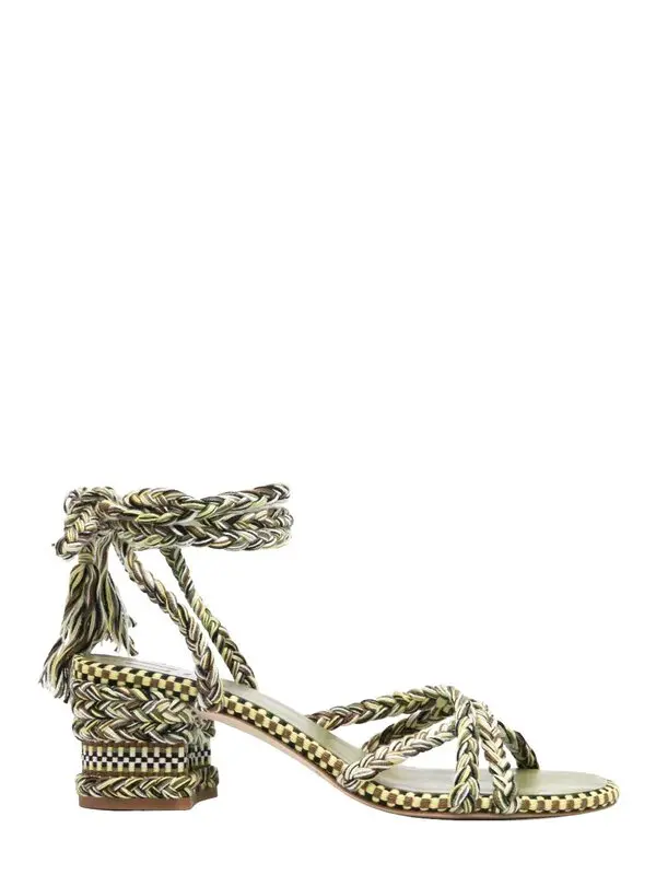 AMAMBAIH 60mm Isabel Sandals - Green