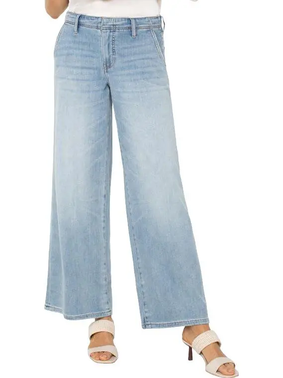 LIVERPOOL High-waist Wide-leg Jeans - Las Virgenes