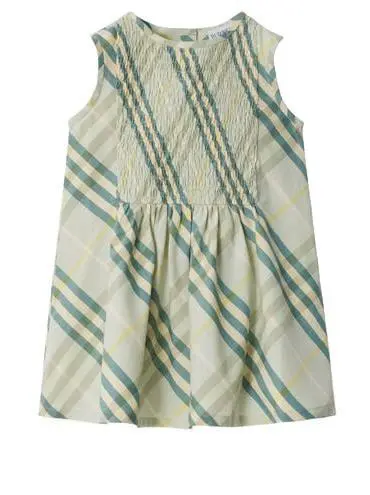 Burberry Check Cotton Sleeveless Dress - Breeze
