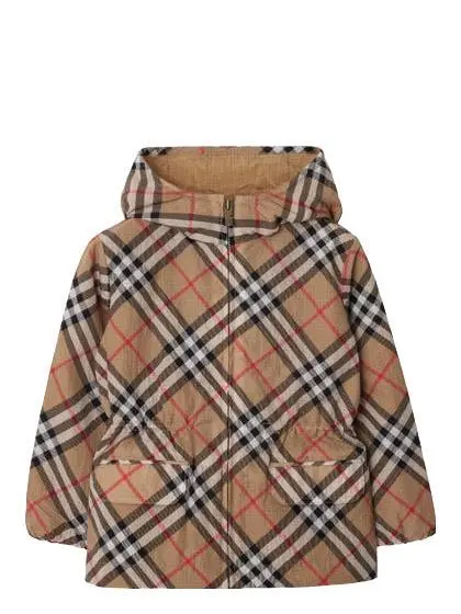 Burberry Check Nylon Jacket - Sand