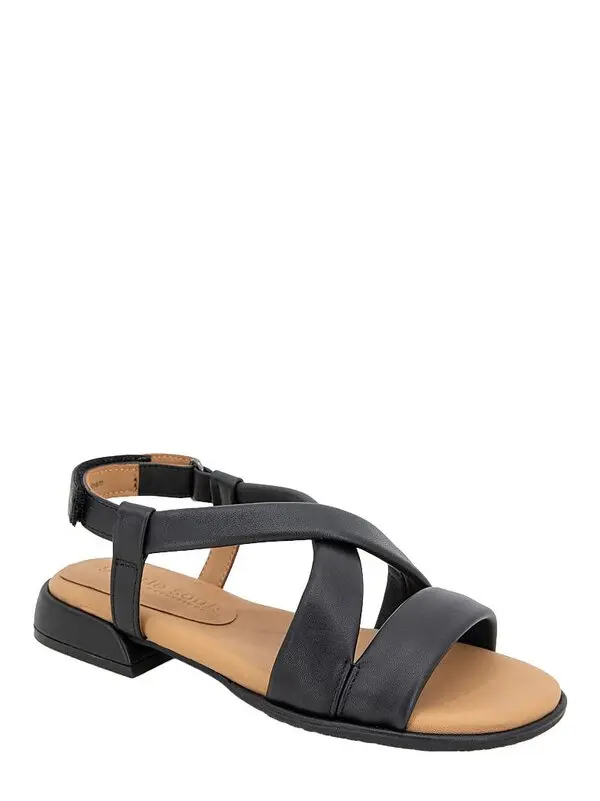KENNETH COLE Heather Sandals - Black Leather