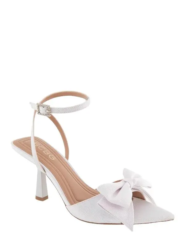 Bcbgmaxazria Ilana Ankle Strap Sandal - Porcelain