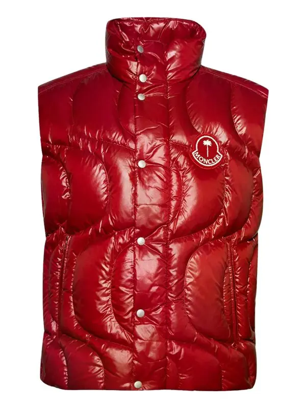PALM ANGELS X MONCLER Gwenyth Gilet - Red