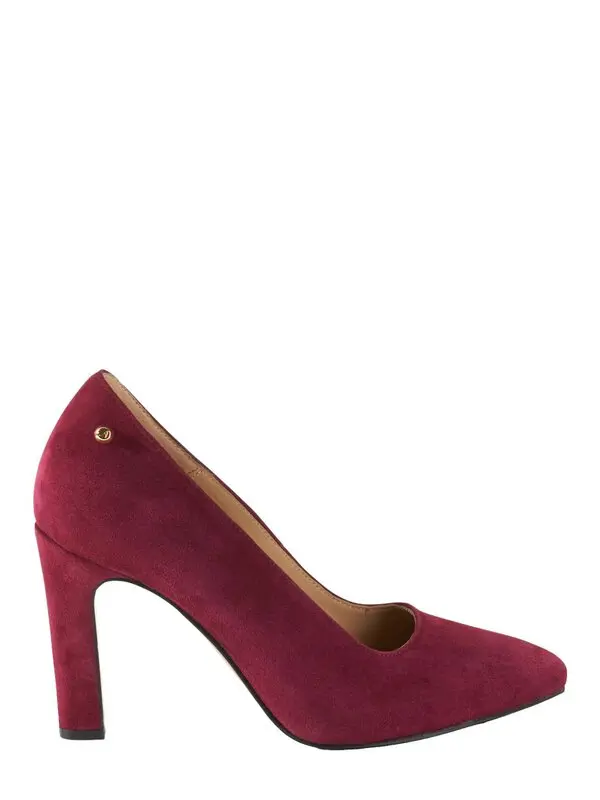 STINAA.J Jackie Suede Pumps With Orthopedic Support - Cherry Suede