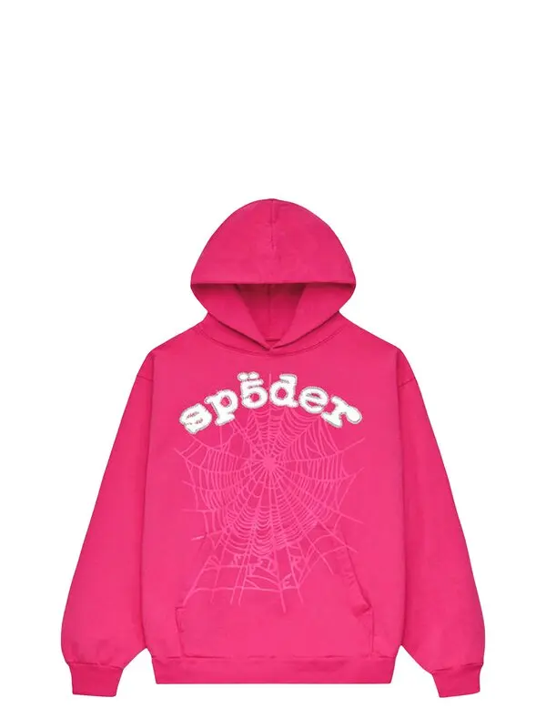 SP5DER Legacy Hooded Sweatshirt - Pink