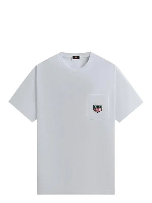 Kith X Tag Heuer Formula 1 Badge Pocket Tee - White
