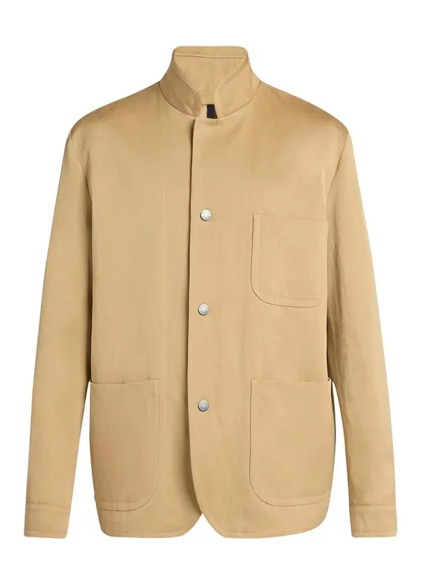 Moncler Jouere Gabardine Jacket - Light Beige