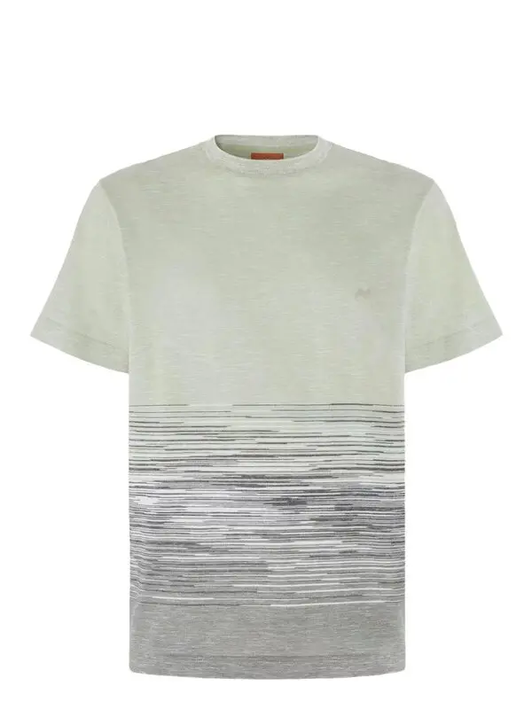 Missoni Intarsia-knit T-shirt - Green