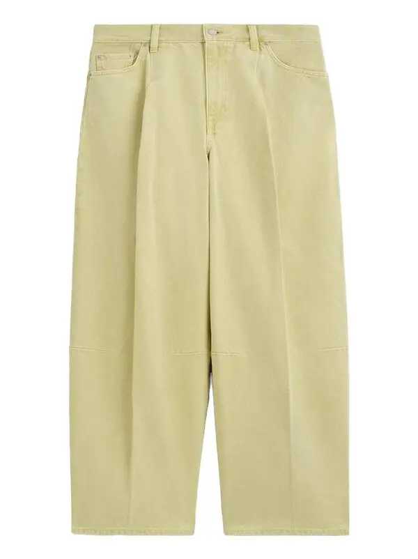 Cos Twine Barrel-leg Jeans - Yellow