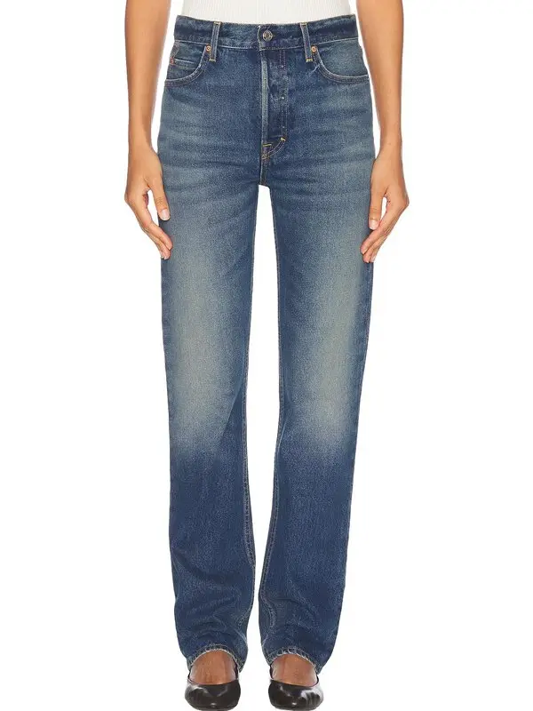 GRLFRND Walker Mid-rise Slim Jeans - Figueroa St