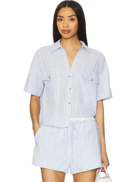 Blanknyc Button Up Shirt - Yacht Race