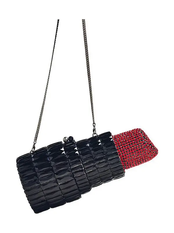 RAE OF LIGHT Crystal Icon Clutch - Lipstick