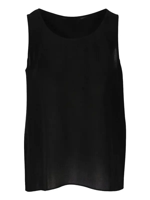 Lafayette 148 New York Silk Tank Top - Black
