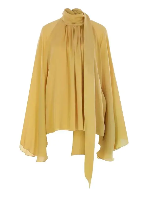 Elie Saab Silk Blouse - Yellow