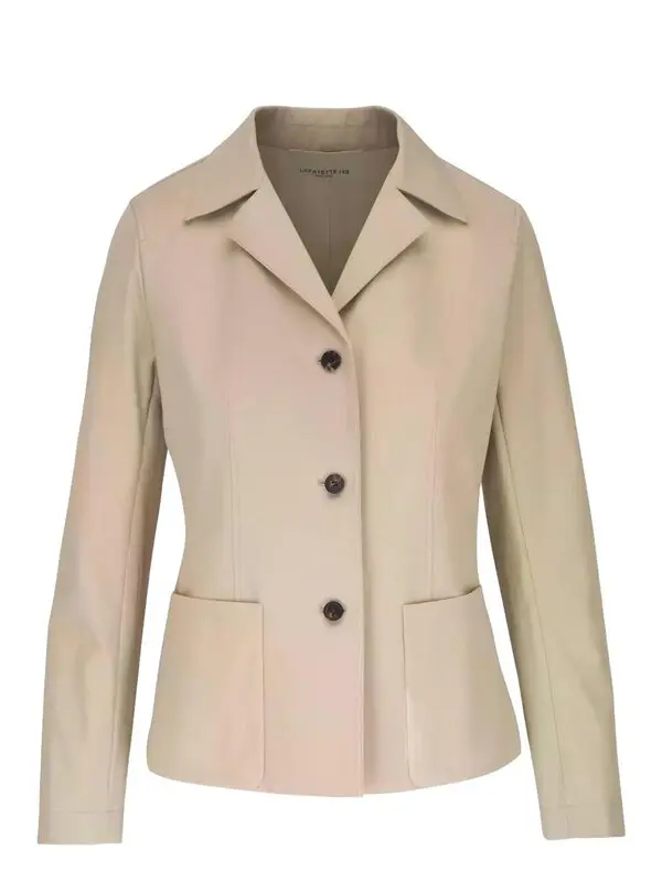 Lafayette 148 New York Button-down Blazer - Neutrals