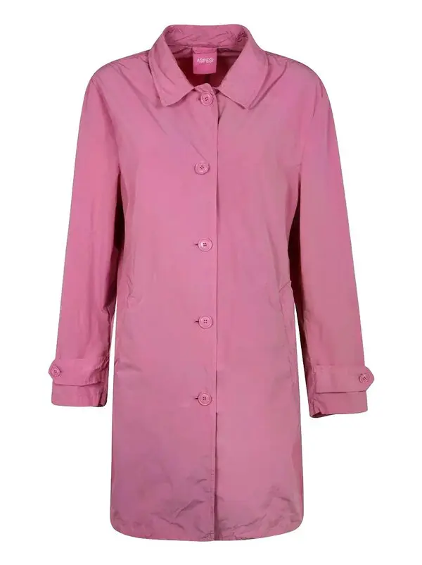 Aspesi Button-down Coat - Pink