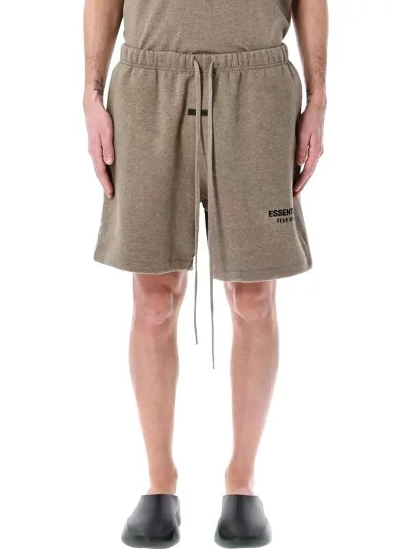 Fear Of God Fleece Track Shorts - Brown