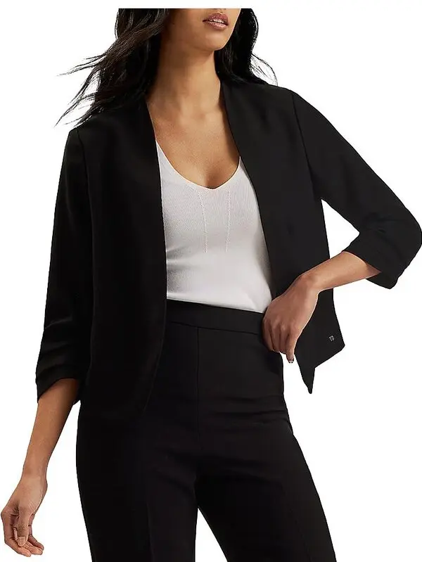 Ted Baker London Popsy Cropped Blazer - Black