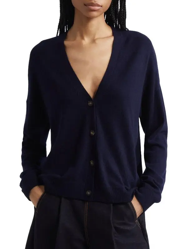 MM BY MAX MARA Magda Wool & Cashmere Cardigan - Navy