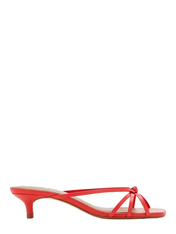 FLATTERED Eunisa Kitten Heel Sandals - Red
