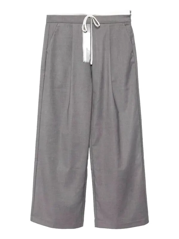 TOUT A COUP Drawstring Trousers - Grey