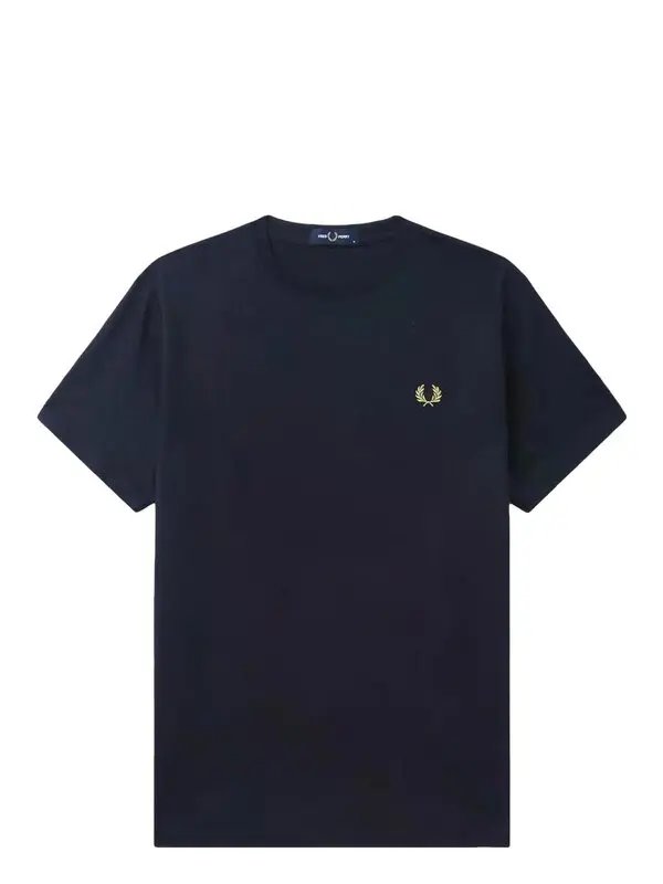 Fred Perry Cotton T-shirt - Blue