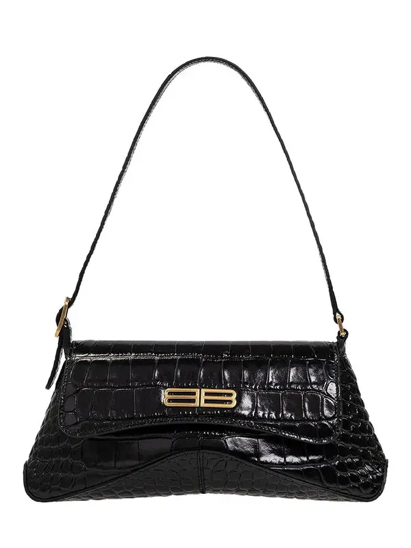 Balenciaga Flap Baguette - Black