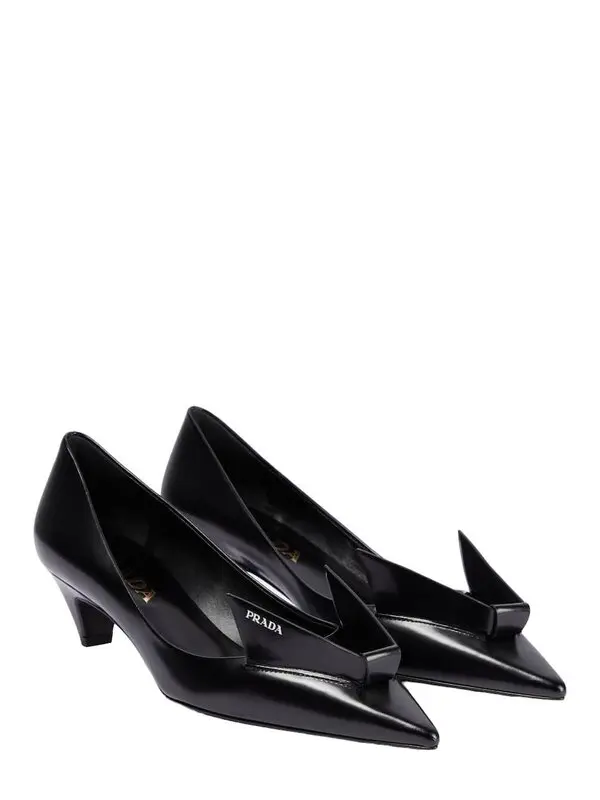 Prada Leather Pumps - Black