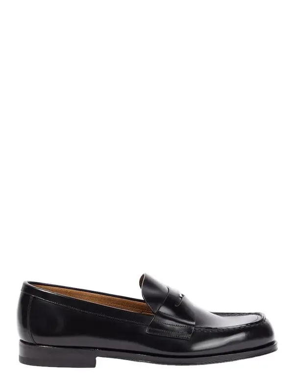 Prada Leather Loafers - Black