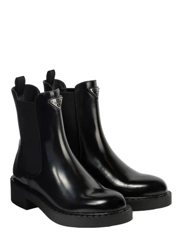Prada - Prada Leather Chelsea Boots