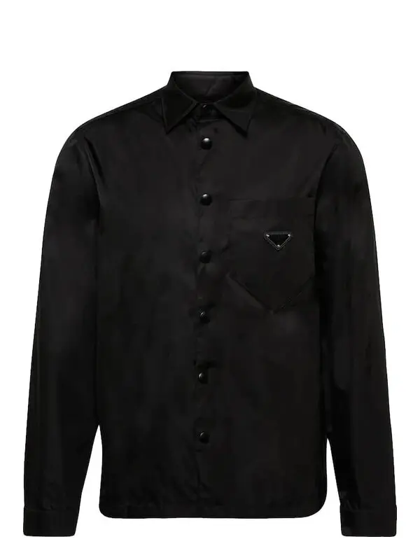 Prada Re-nylon Shirt Jacket - Black