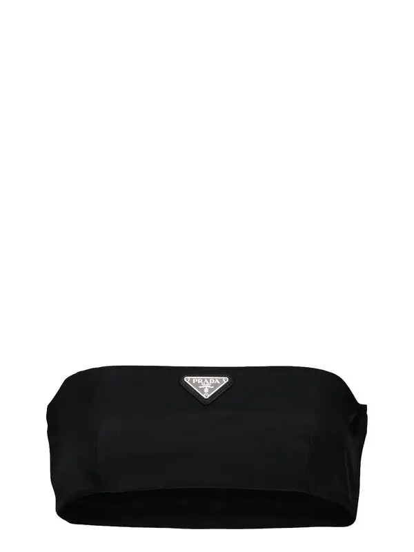Prada Re-nylon Bandeau Top - Black