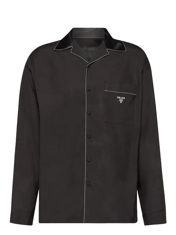 Prada Silk Shirt - Black