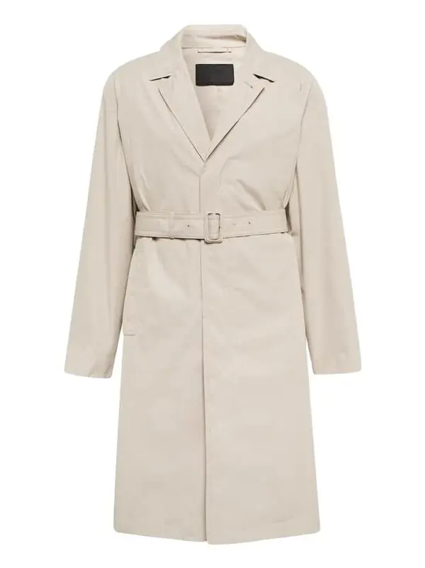 Prada Cotton-blend Overcoat - Beige