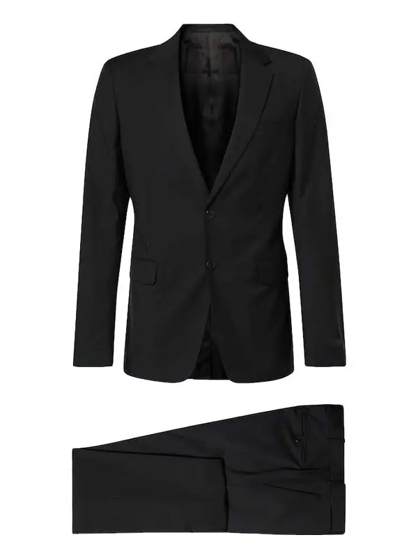 Prada Wool And Mohair Suit - Black