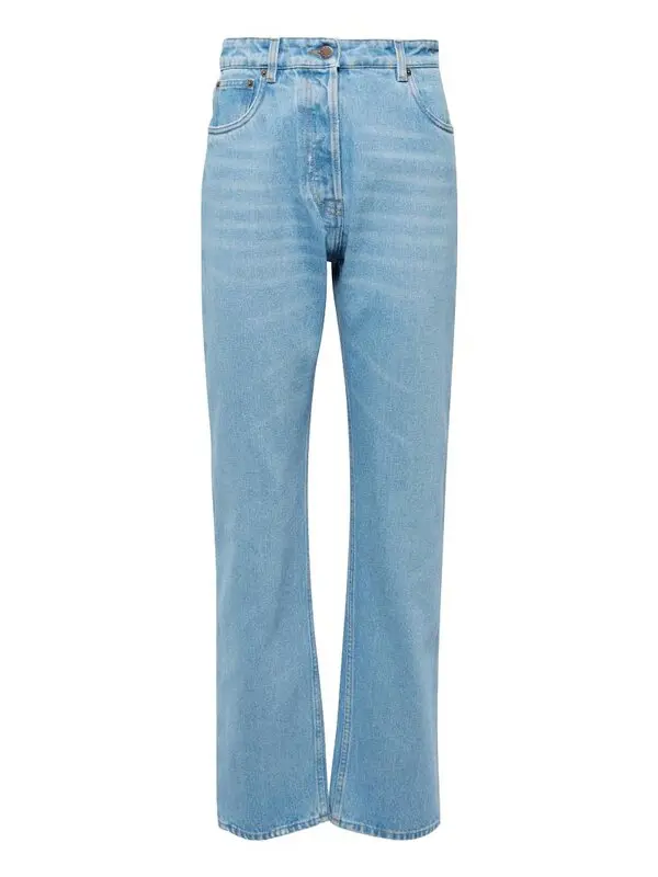 Prada High-rise Straight Jeans - Blue