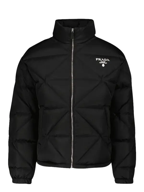 Prada Re-nylon Down Jacket - Black